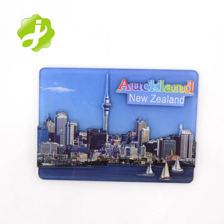Full Color New Zealand Sights Acrylic Fridge Magnet For Souvenir Gifts ...