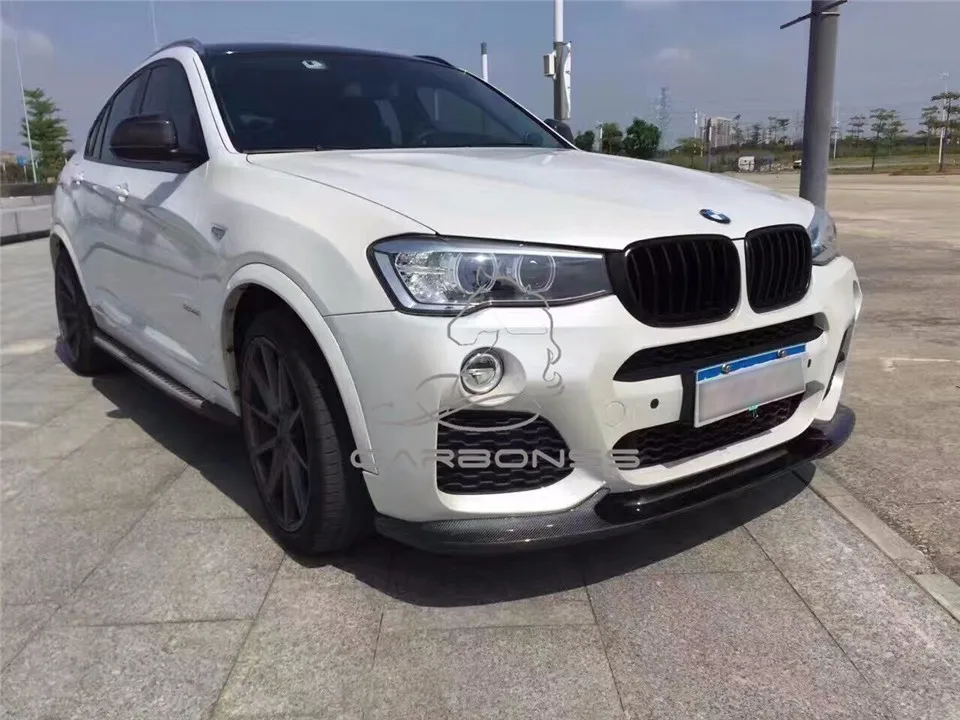 Fit For Bmw F25 F26 X3 X4 M Tech 2015 + 3d Type Carbon Front Bumper ...