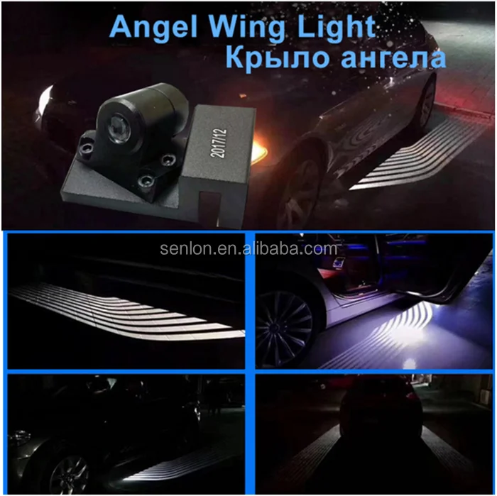 2018 New Original Led Angel Wing Car Projection Welcome Light For All ...