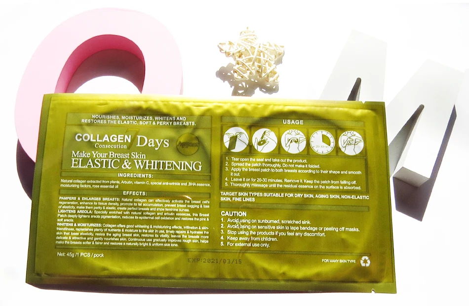 OMY LADY Collagen Crystal Breast Mask - Firming & Nourish