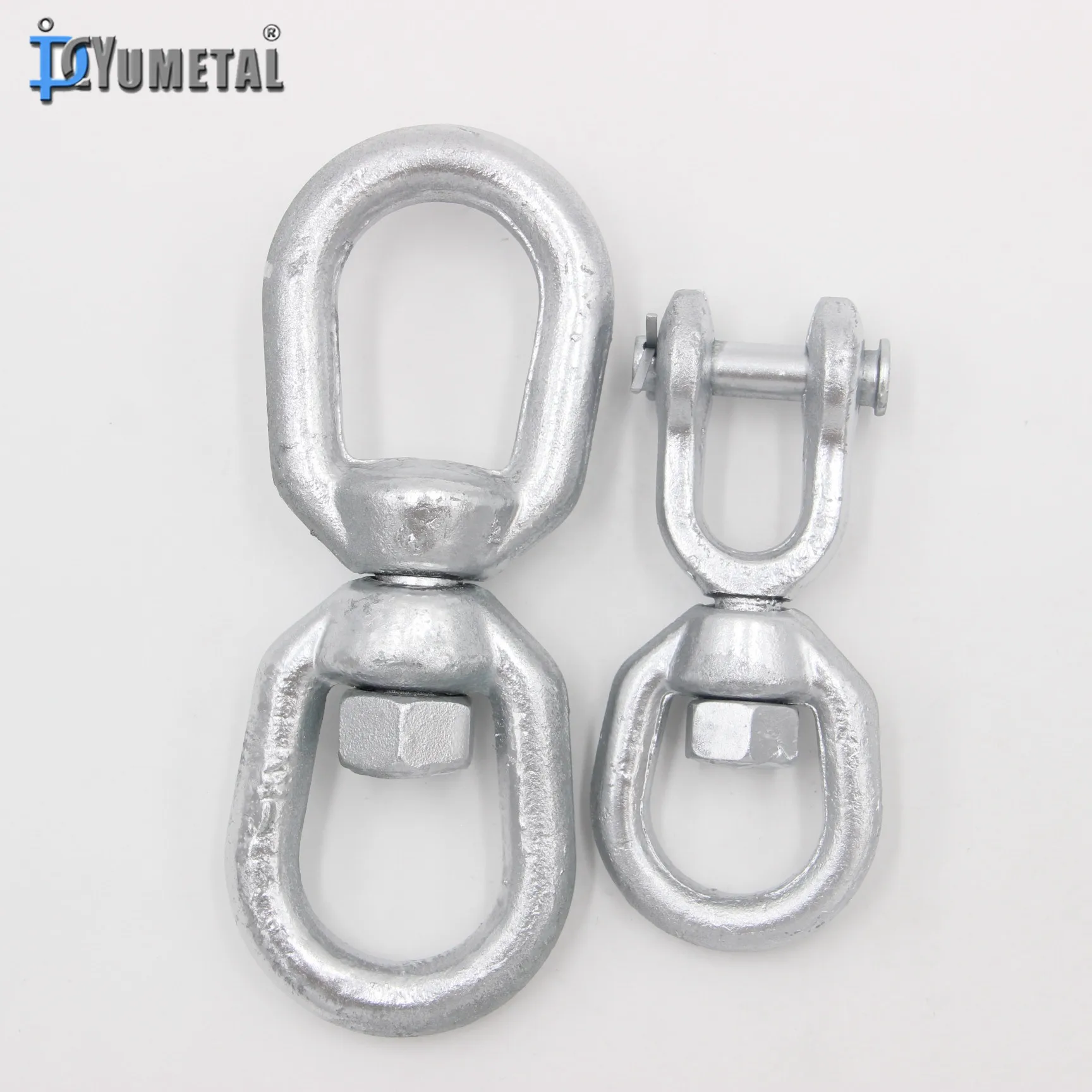 Carbon Steel Hot Dip Galvanized G-403 Jaw End Link Chain Swivels - Buy ...