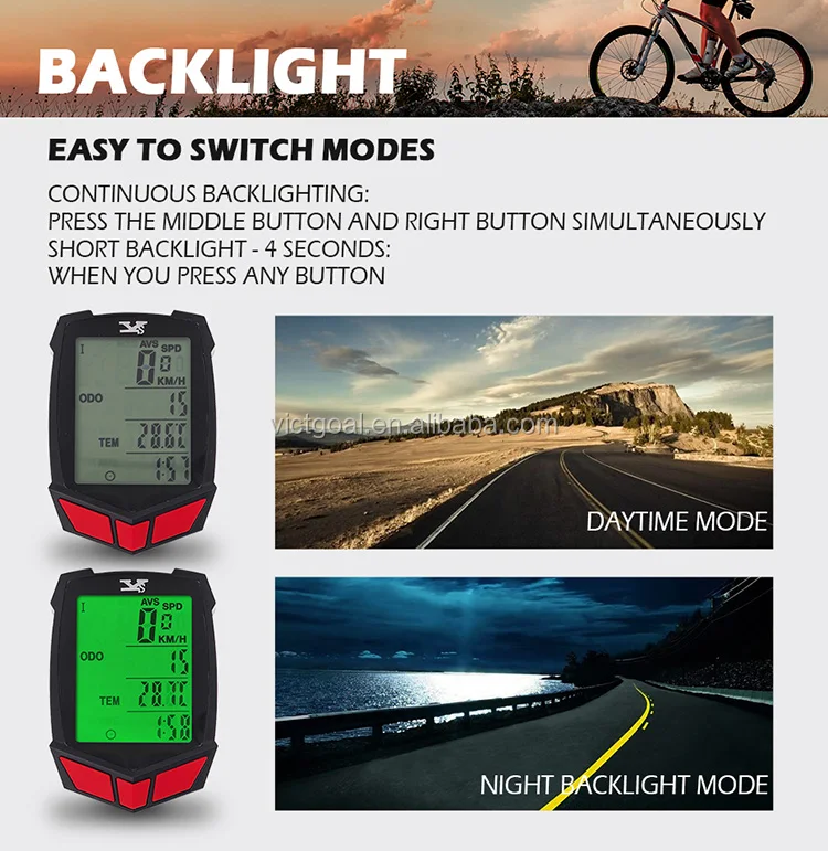 Wireless Bicycle Computer Waterproof Bike Computer - Buy Exercise Bike ...