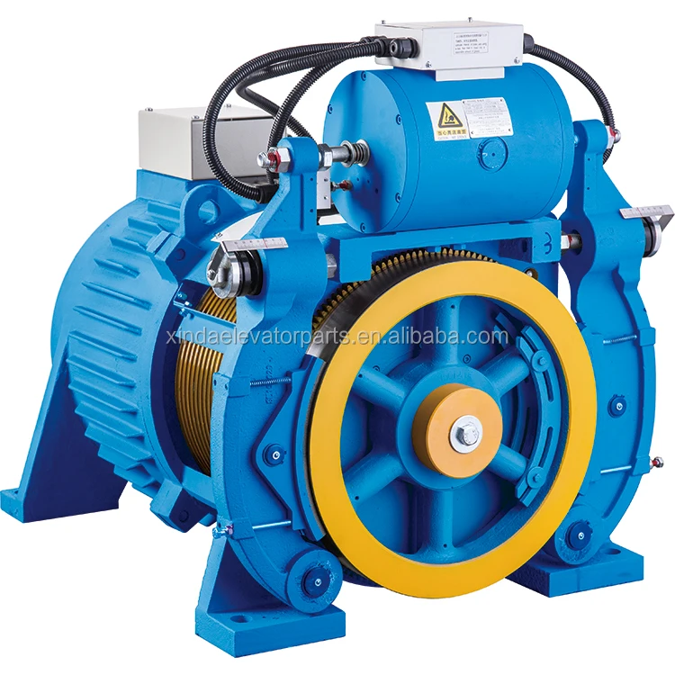Lift Traction Machine 800kg DC Electric Gearless Elevator Motor