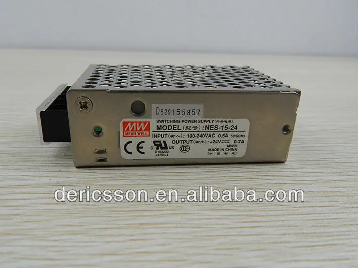 Original Meanwell Power Supply Nes15-24 Mean Well 15W 24V SMPS NES-15 ...
