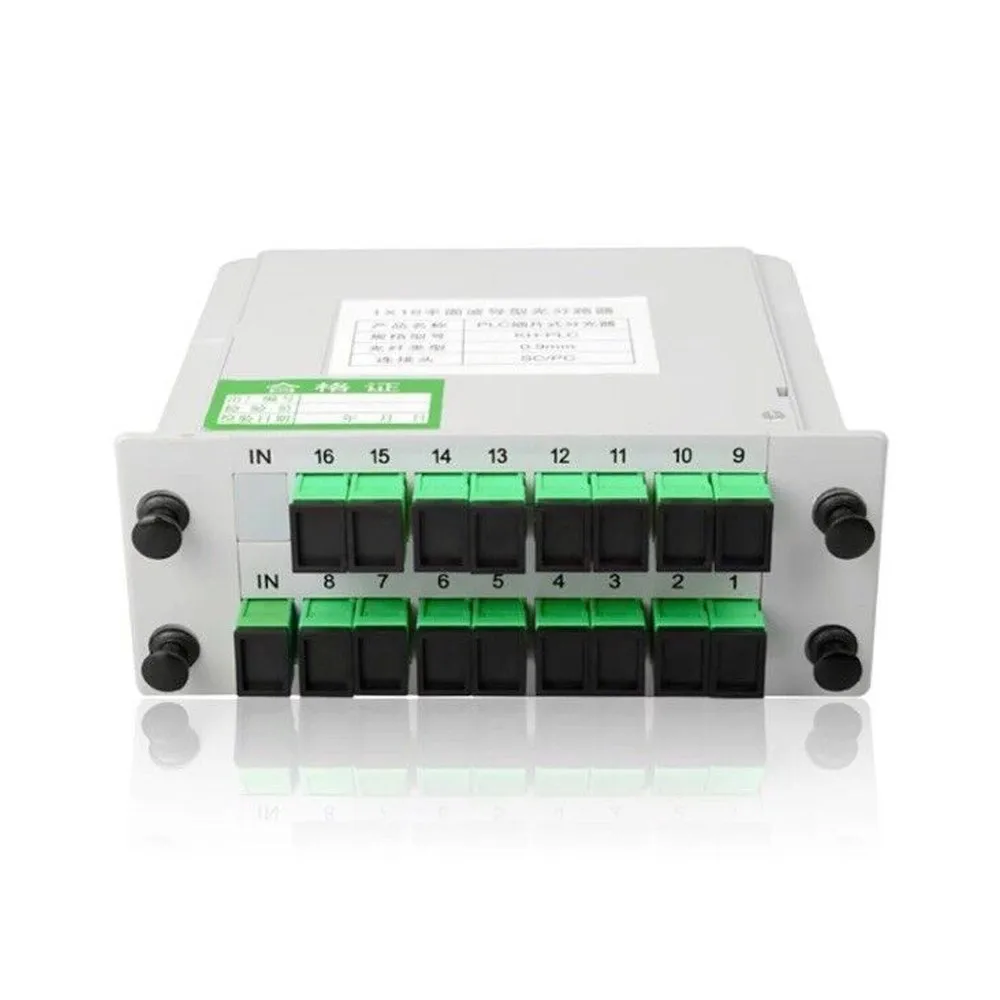 Sc Apc Fiber Optical Plc Splitter 1x16 Cassette Divisor Card Type Plc ...