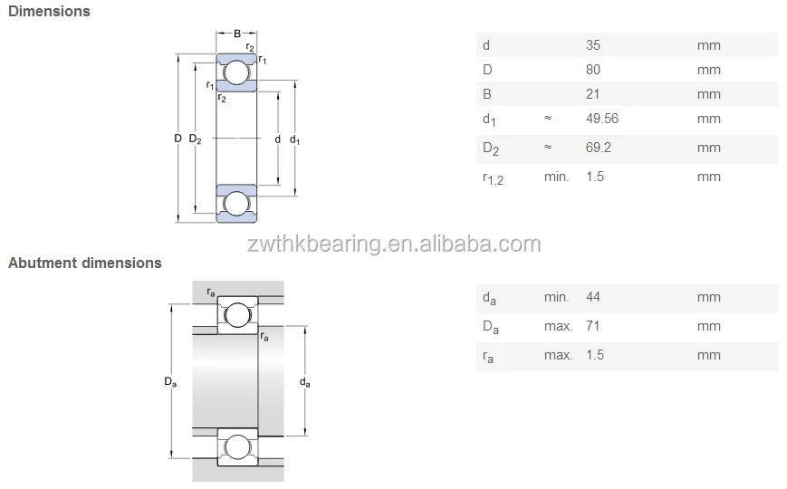 Bearing Skf 6307 Original Skf Deep Groove Ball Bearing 6307 - Buy ...