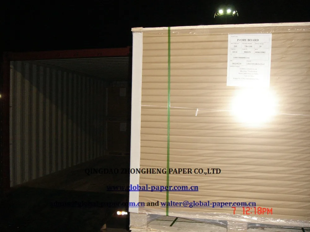 C1S FBB Cartulina Triplex - White Cardboard with PE Film