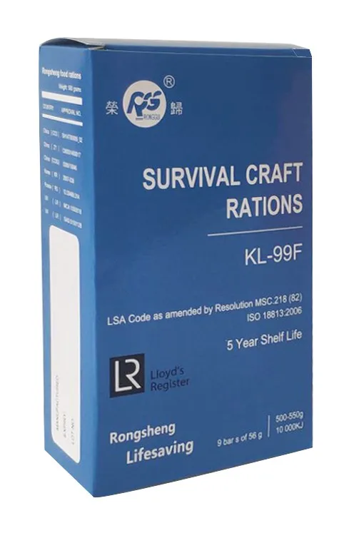 Survival Food Rations for Liferaft - 5 Year Shelflife