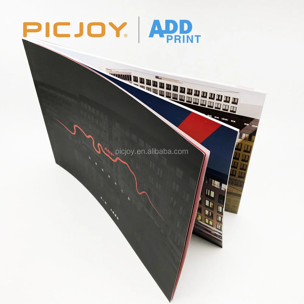 Small quantity 76P burst perfect binding book printing with 300gsm matt ...