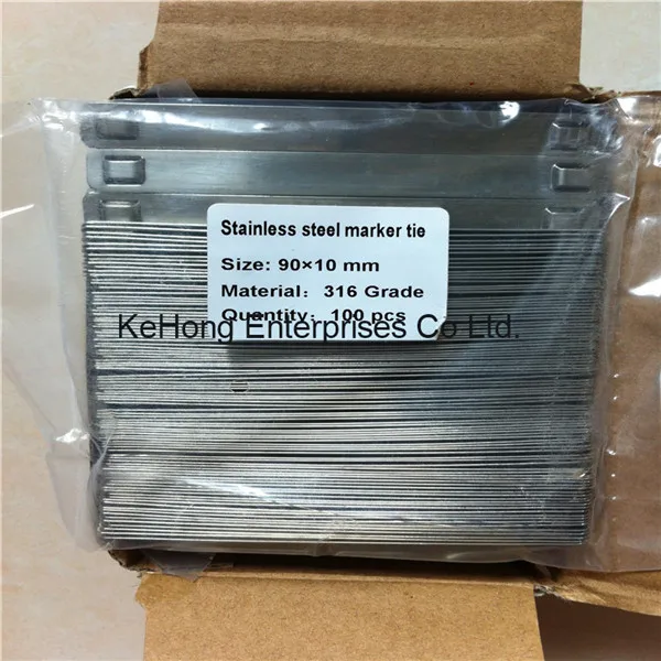 Stainless Steel Cable Marker Plates for Easy Identification