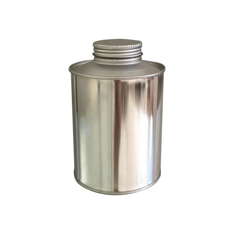 Screw Top 900ml Adhesive Glue Tin Can Manufacturer With Caps And Lids ...