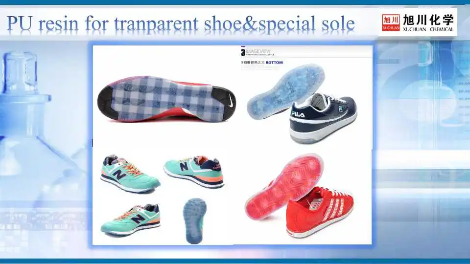 Polyurethane Prepolymer for Shoe Sole - XUCHUAN CPU-1195/XC-8260A
