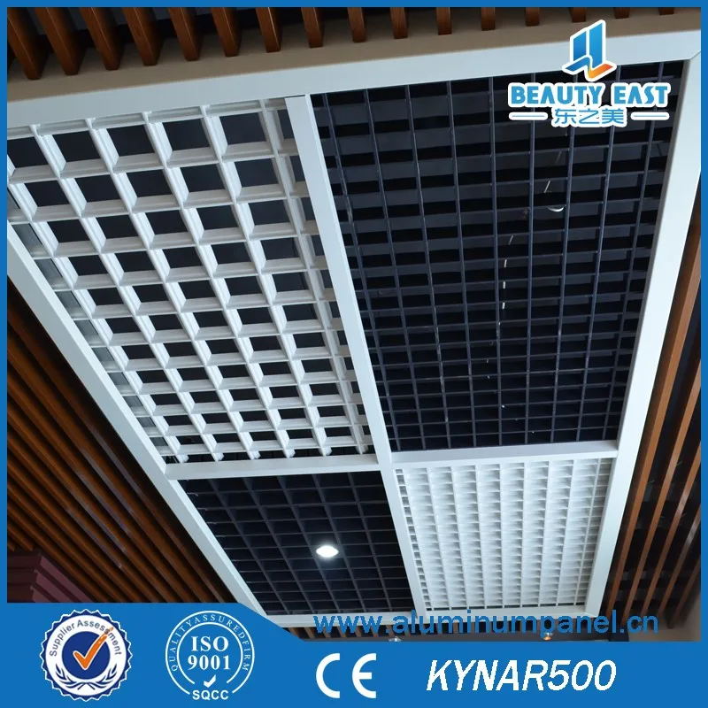 China Lightweight Square Tube Aluminum Baffle Ceiling For Exhibition ...