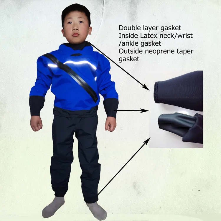 Oem Factory Kids Kayak Waterproof/breathable Dry Suits - Buy Drysuit ...