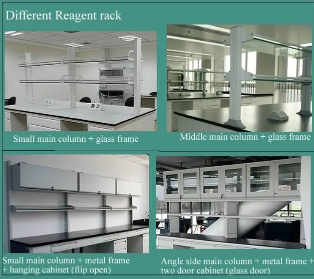 Laboratory Equipment Two Door Reagent Cabinet With Glass Blue & Gray ...