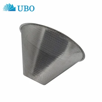 Stainless Steel Perforated Temporary Cone Strainer/cone Filter Screen ...