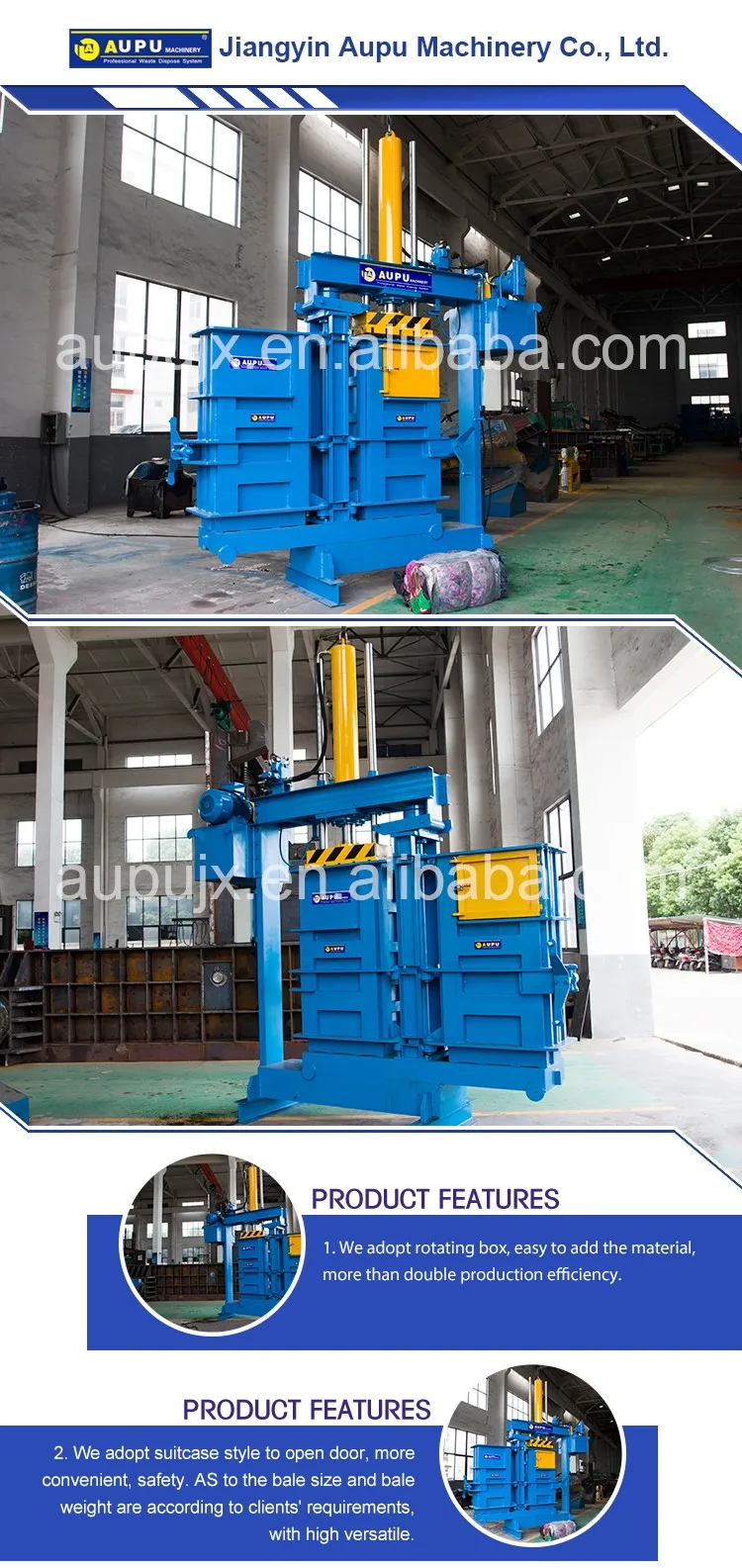 Used Clothing Baling Machine - Efficient & Durable