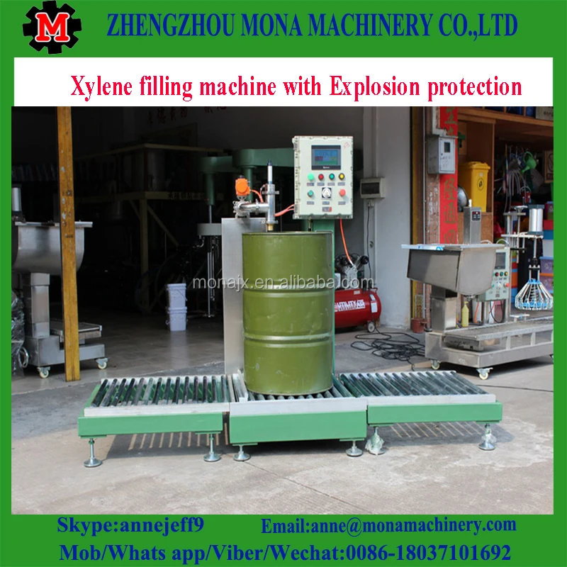 Water Based Paint Filling Machine/semi-automatic Paint Big Drum Filling ...