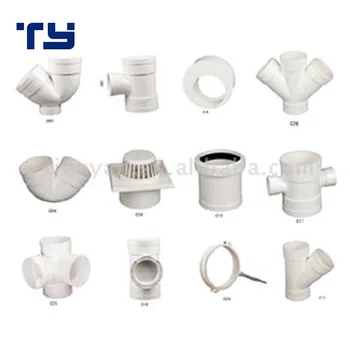 All Styles Pvc Drainage Fittings Elbow/tee/floor Drain - Buy Pvc ...