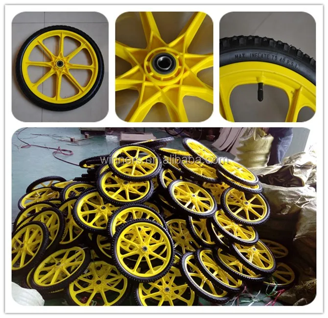 20 Inch 8 Spoke Plastic Pneumatic Ice Cream Cart Wheels - Buy 20 Inch ...