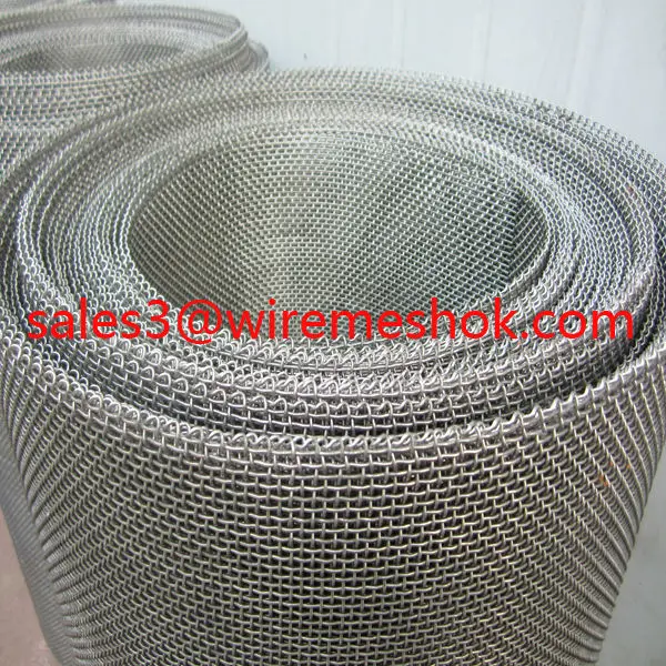 35 Micron Stainless Steel Wire Mesh / Wire Mesh Filter / Ss Wire Cloth ...