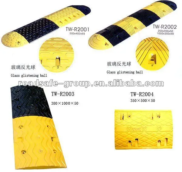 Plastic Road Speed Reducer Rubber Speed Bump - Buy Rubber Speed Bumps ...