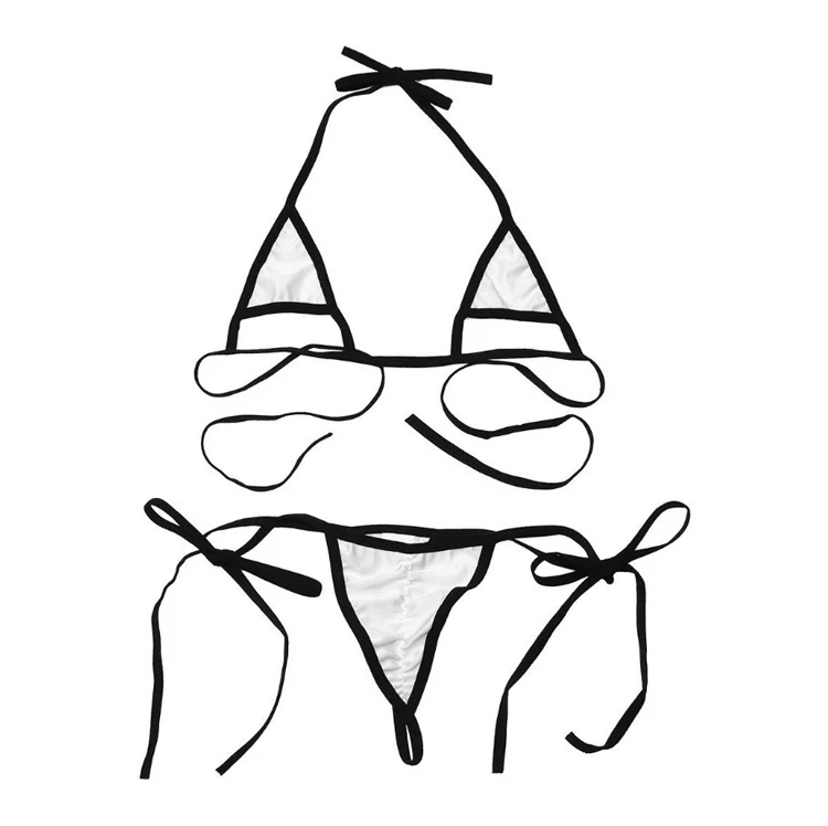 Free Shipping Mini String Extreme Swimwear Two Piece Swimsuit Mini ...