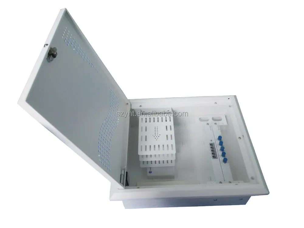 Fttx Fiber Optical Multimedia Information Box Wall Mount Soho Box With Cat5e 8port Patch Panel ...