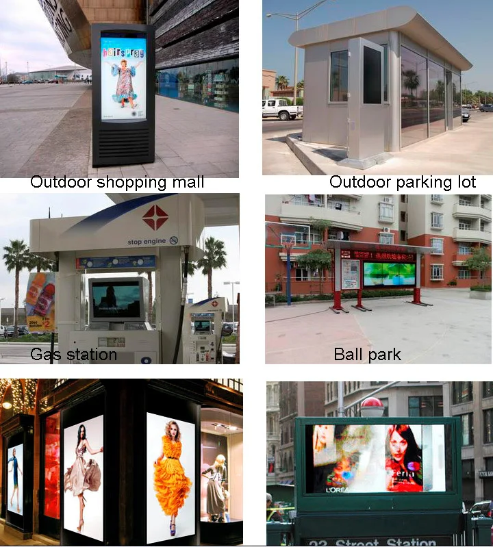 Lg Screen 72inch Free Standing Waterproof Outdoor Advertising Lcd ...