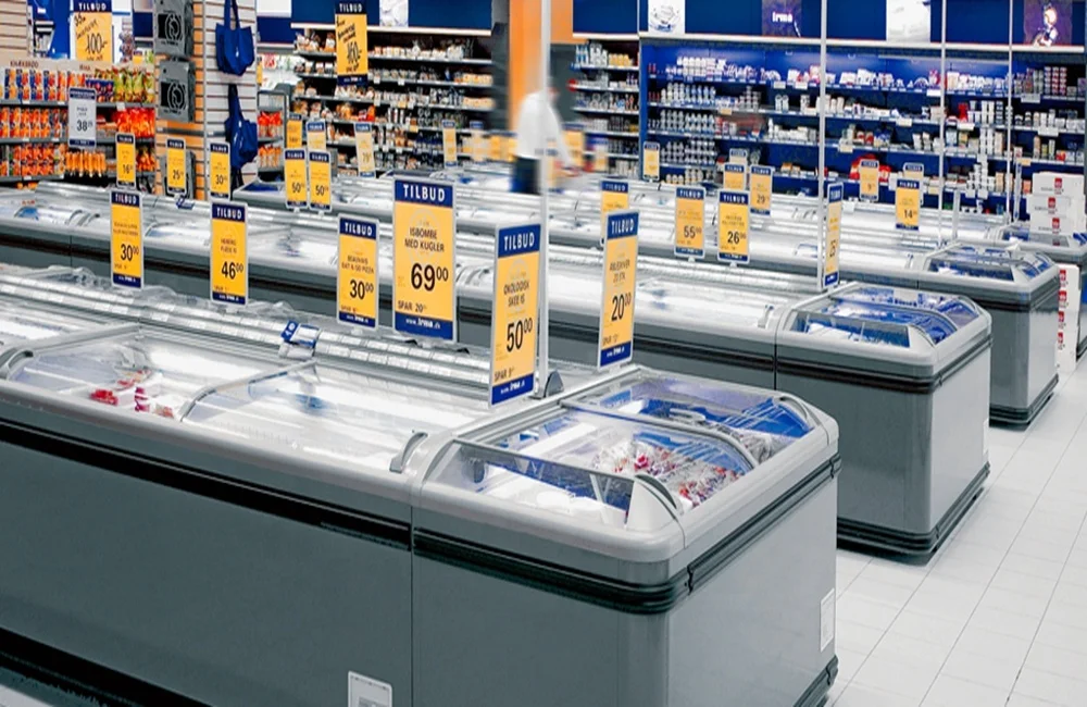 Commercial Aht Chest Island 1000 Liter Display Cabinet Deep Freezer For ...