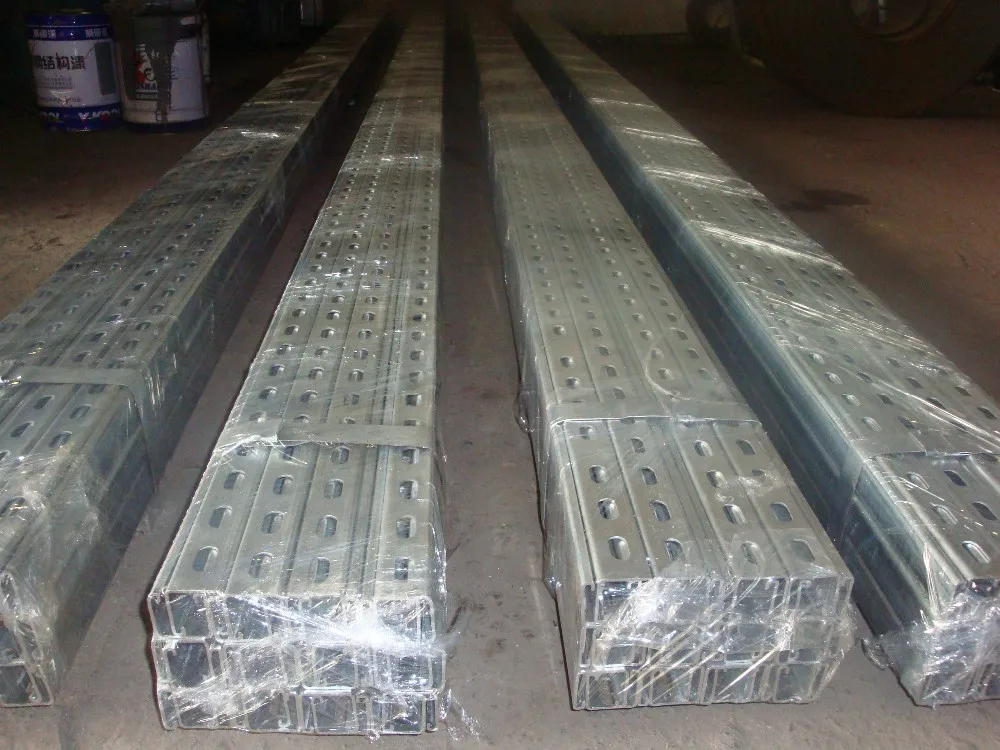 Steel Frame Purlin Strut Channel For Cable Tray Management Oem Factory ...