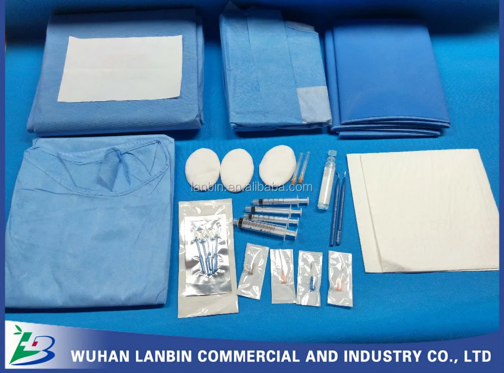 Customized Eye Ophthalmic Cataract Surgery Kit With Eye Pad Surgical ...