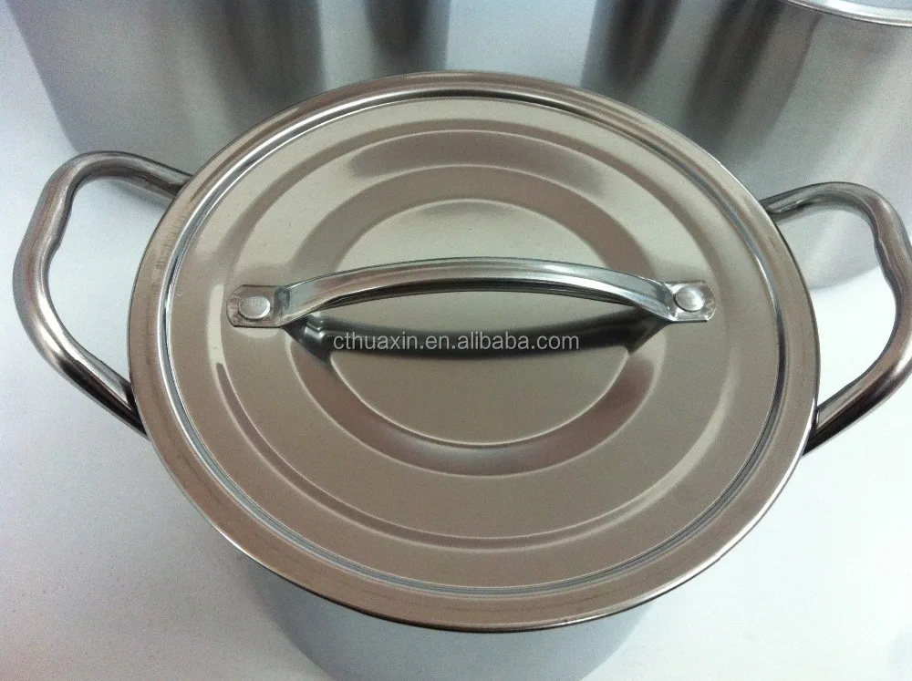 8pcs 555 Stainless Steel Stock Pots - Buy 555 Stainless Steel Stock ...