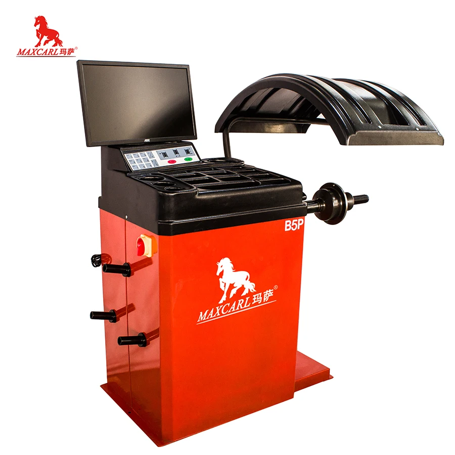 Maxcral Automatic Portable B5p Wheel Balancer Balancing Machine Ce ...