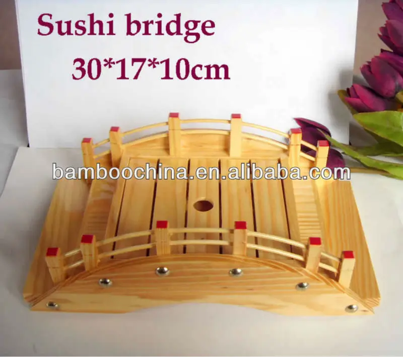 Japanese Sushi Boat Wooden Sushi Serving Plate Wholesale