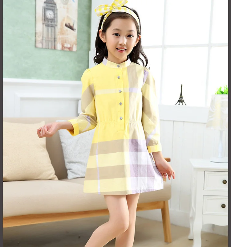 New Models Girls Cotton Sleeveless Dresses Kids Clothes Dress Spring ...