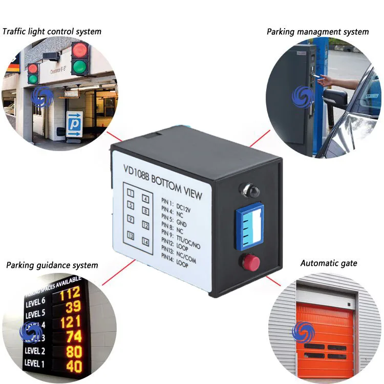 Embedded Inductive Loop Vehicle Detector Sensor