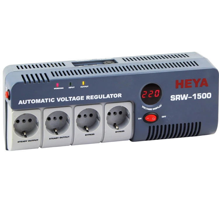 SRW 1500W 220VAC Voltage Stabilizer - Reliable Power Solutions