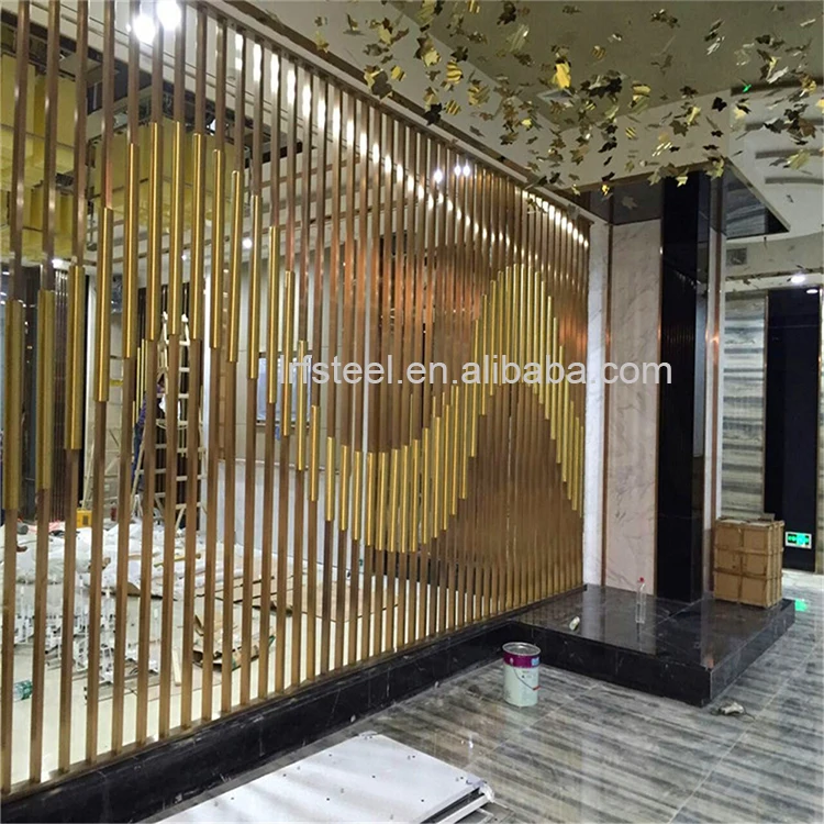 Stainless Steel Tube Screen - Modern Decorative Partition
