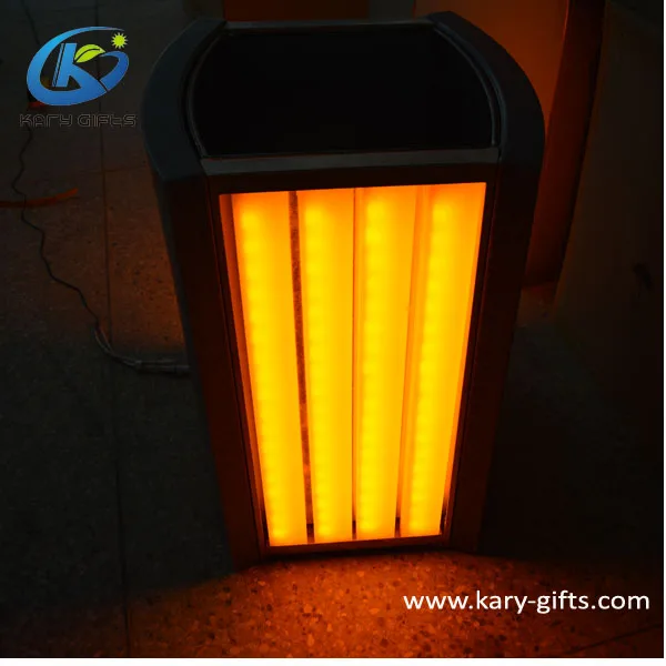 Recycling Bins with RGB LED Lighting - Durable & Eco-friendly