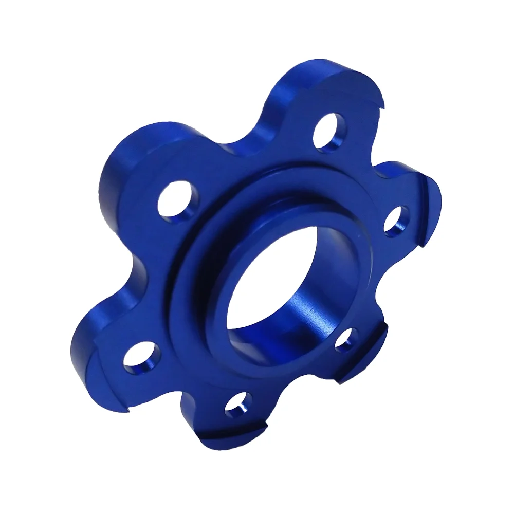 China manufacturing blue anodized CNC aluminum parts, OEM precision CNC ...