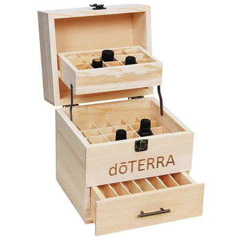 Pine Wood Doterra Wooden Essential Oil Storage Bottle Packing Box - Buy ...