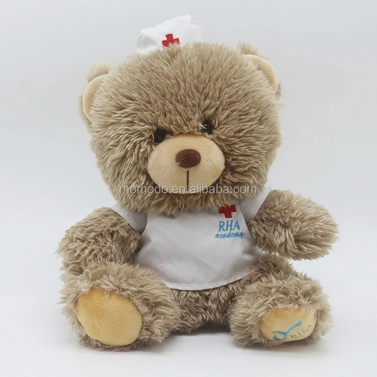 Custom Plush Doctor Uniform Teddy Bear - Promotional Gift