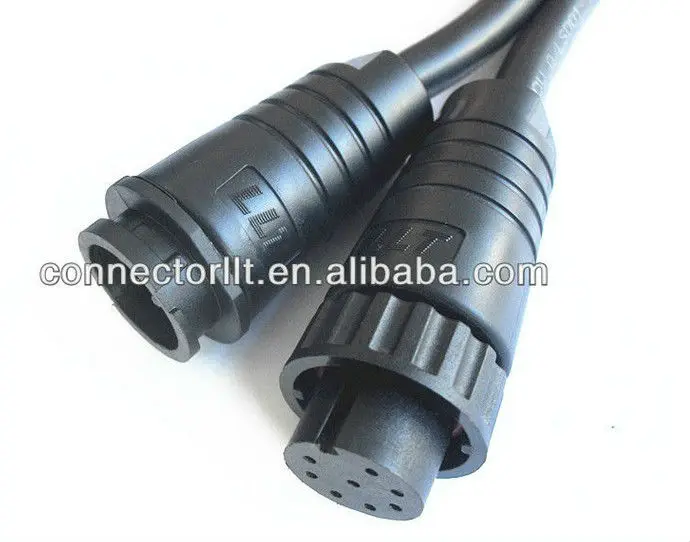 Waterproof Cable Coupler 8 Pin Connector - Buy 8 Pin Connector ...