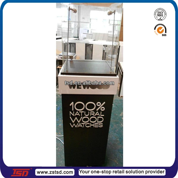 Custom Store Counter Top Rotating Acrylic Smart Watch Display Case ...