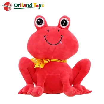 Custom Design Cute Stuffed Pink Red Soft Frog Plush Toys - Buy Red Frog ...