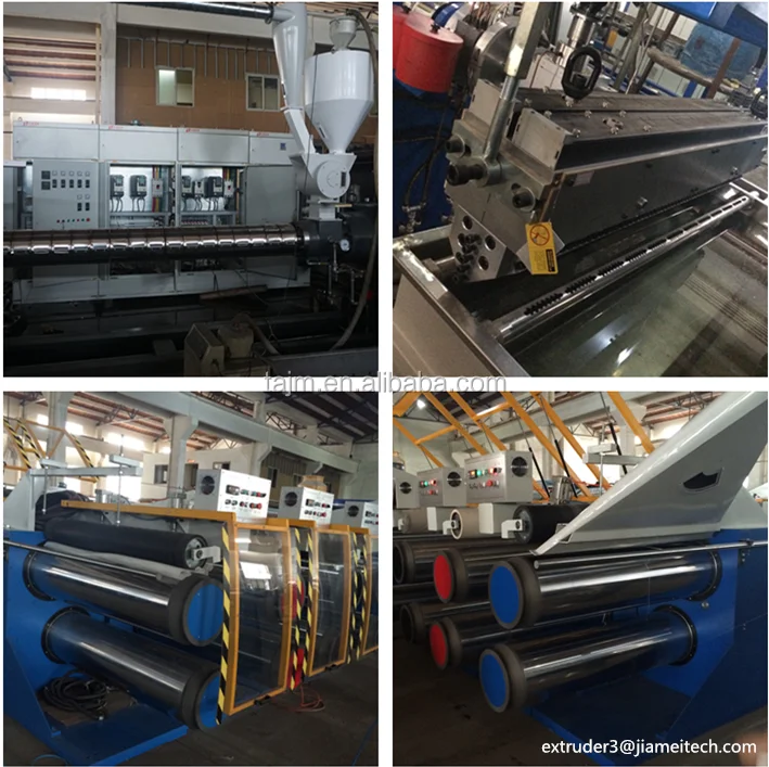 Polipropileno fibrillated hilado de la rafia máquina de extrusión/pp ...