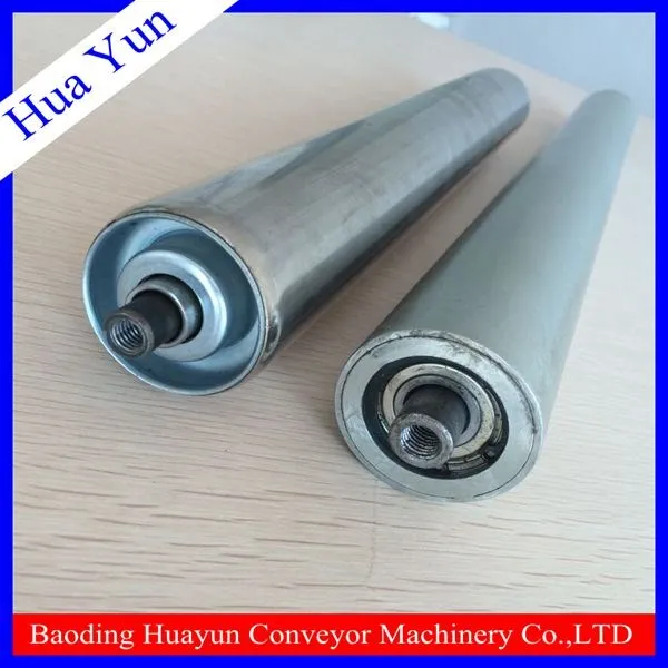 Spring Loaded Gravity Conveyor Rollers Plastic Conveyor Roller Bearings ...