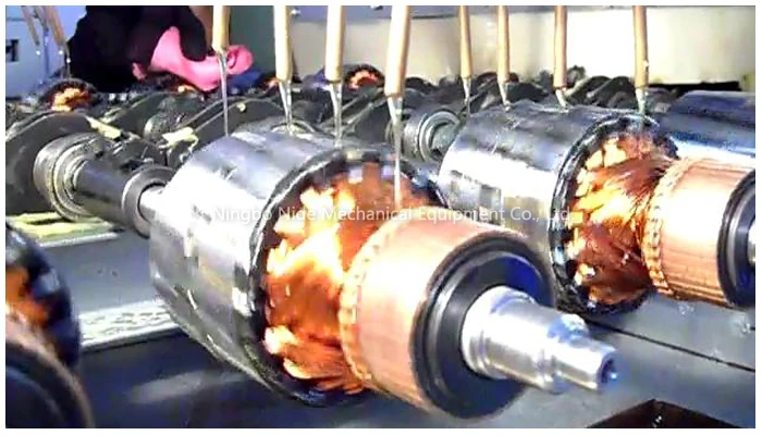 Automatic Armature Trickle Impregnation Machine by NIDE