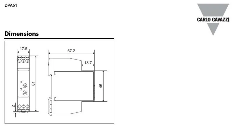 3 Phase Relay Dpa51cm44 Phase Failure - Buy 3 Phase Relay,Dpa51cm44 ...